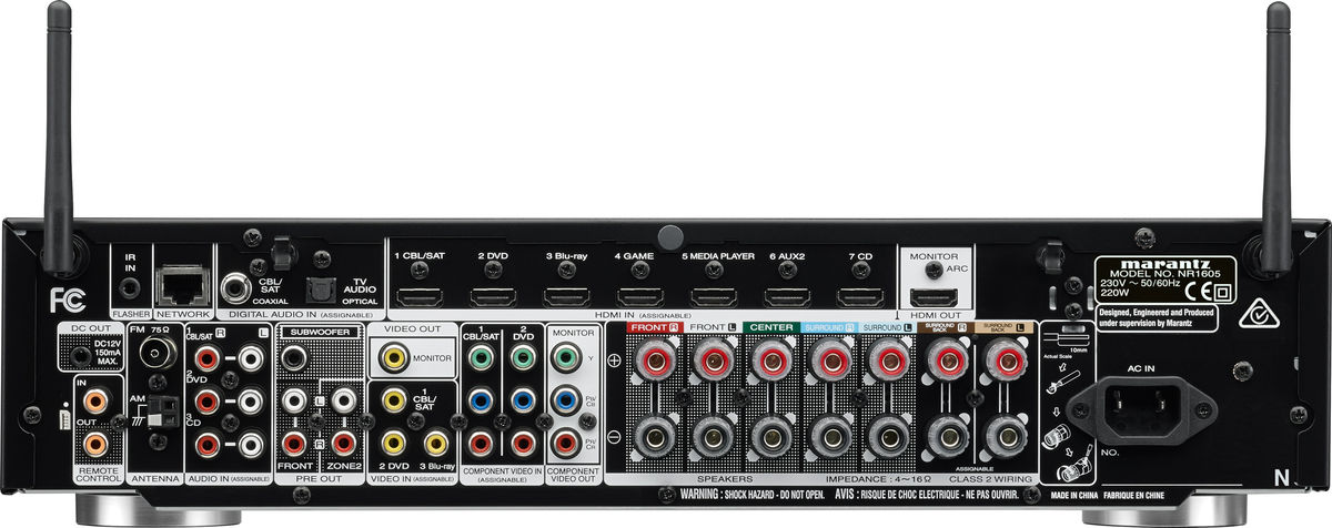 Marantz NR-1605 Amplis home-cinéma - Son-Vidéo.com