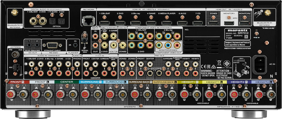 Marantz SR-7012 Noir - Amplis home-cinéma sur Son-Vidéo.com